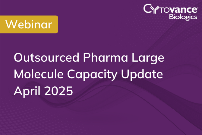 Outsourced Pharma Capacity Update - April 2025 - Cytovance Biologics
