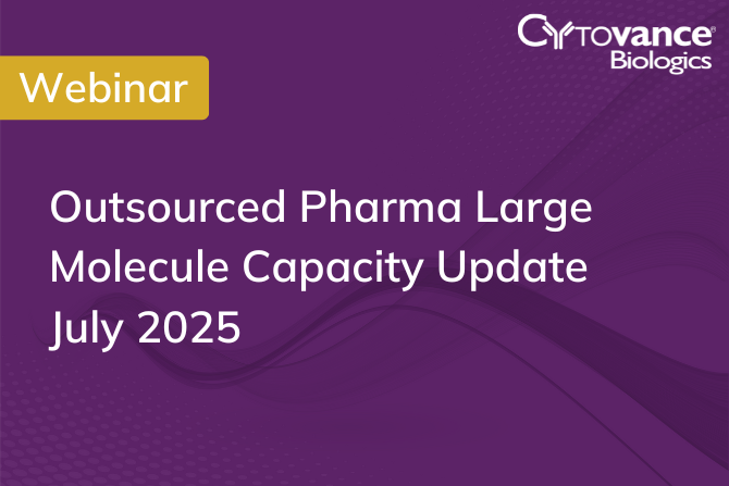 Outsourced Pharma Capacity Update - July 2025 - Cytovance Biologics